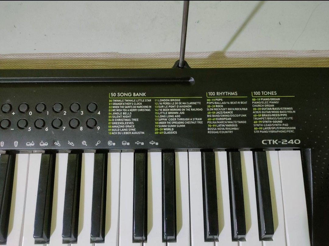 Casio CTK-240 49 Keys, Hobbies & Toys, Music & Media, Musical ...