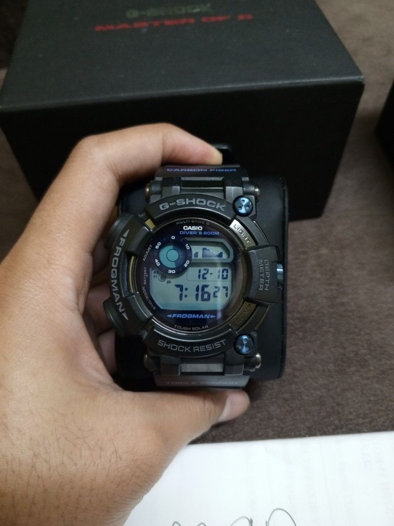 Casio GSHOCK Frogman GWF-1000D Paskal Japan Set, Men's Fashion, Watches ...