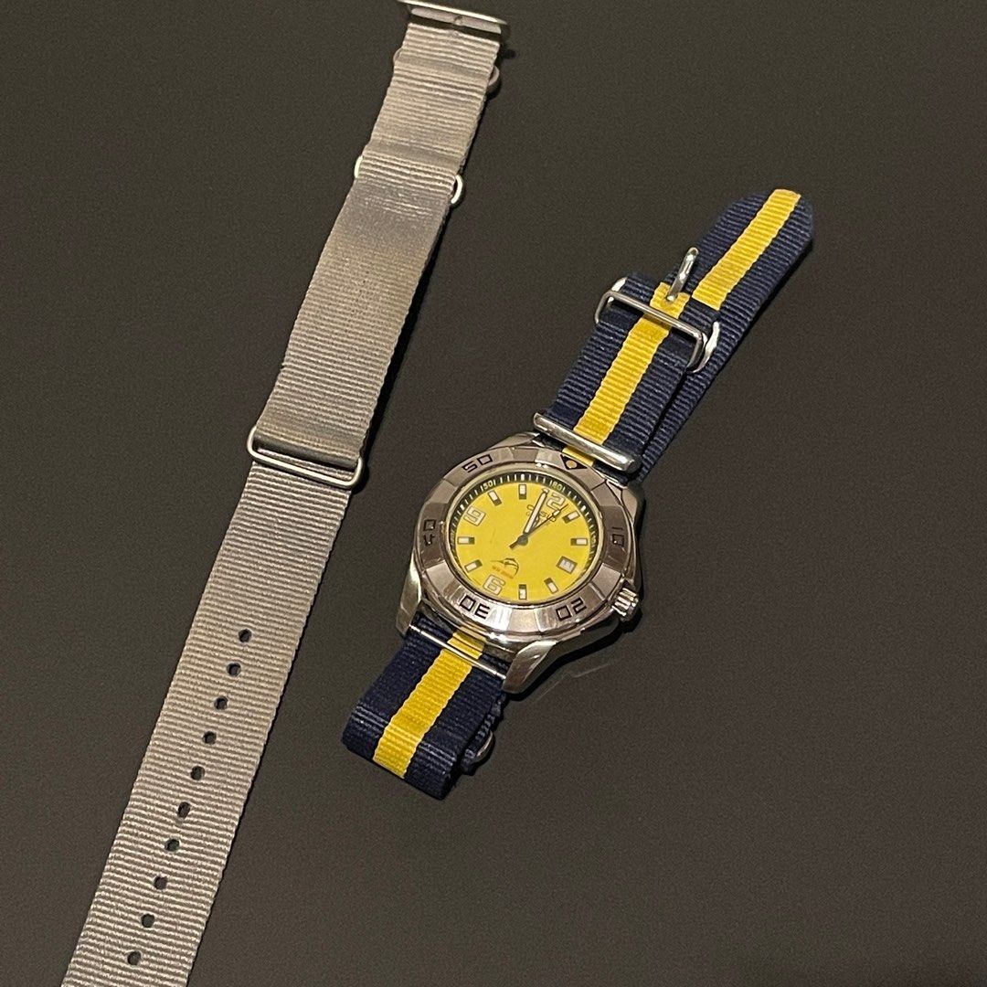 Casio MDV-100 marlin yellow dial, Men's Fashion, Watches & Accessories ...