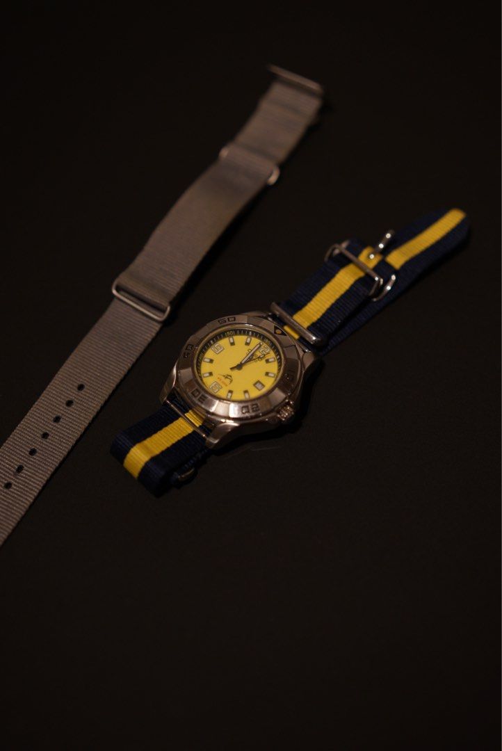 Casio MDV-100 marlin yellow dial, Men's Fashion, Watches & Accessories ...