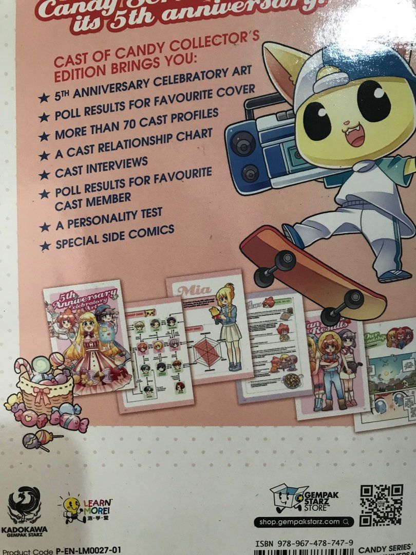 Cast of Candy Candy Jem Book, Hobbies & Toys, Books & Magazines ...