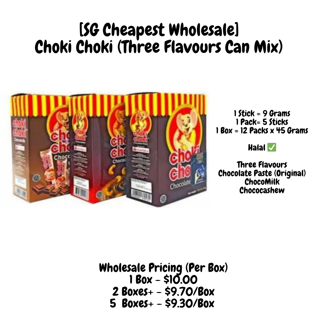 Choki Choki Box (Three Flavours Can Mix), Food & Drinks, Other Food ...
