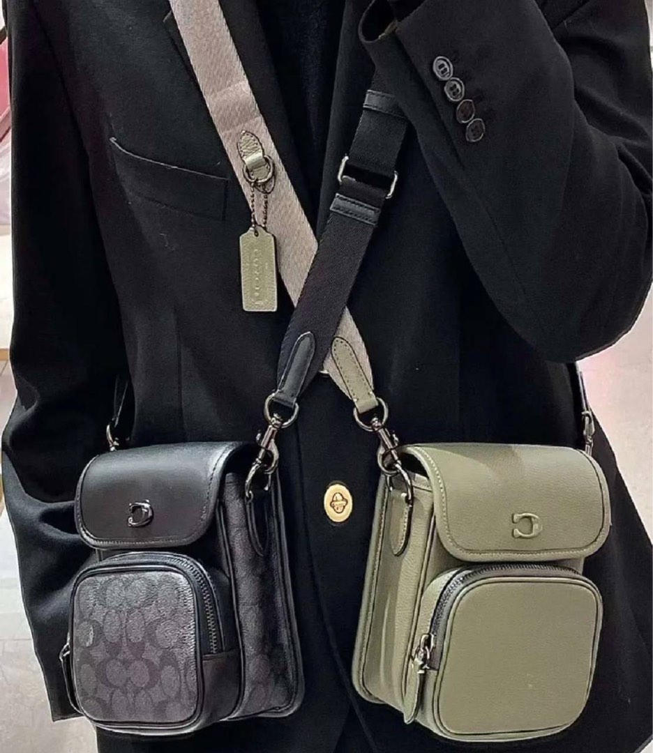 Coach Lee crossbody, Men's Fashion, Bags, Sling Bags on Carousell