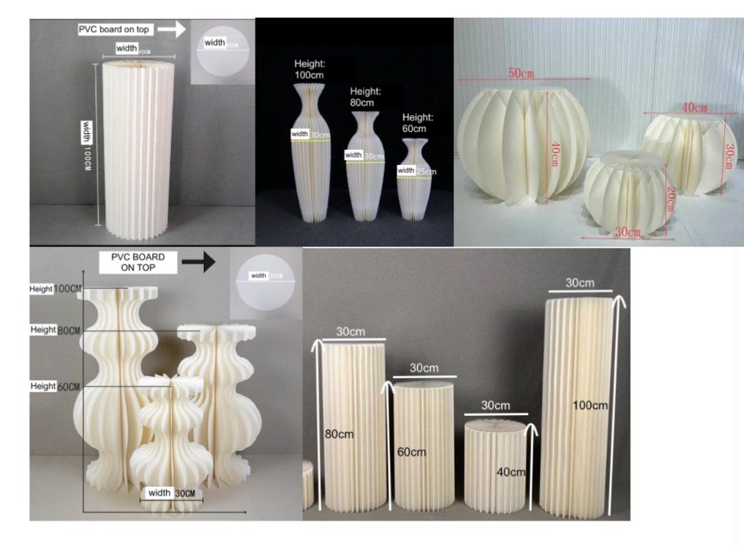 Collapsible Paper Stands, Furniture & Home Living, Home Decor, Other ...