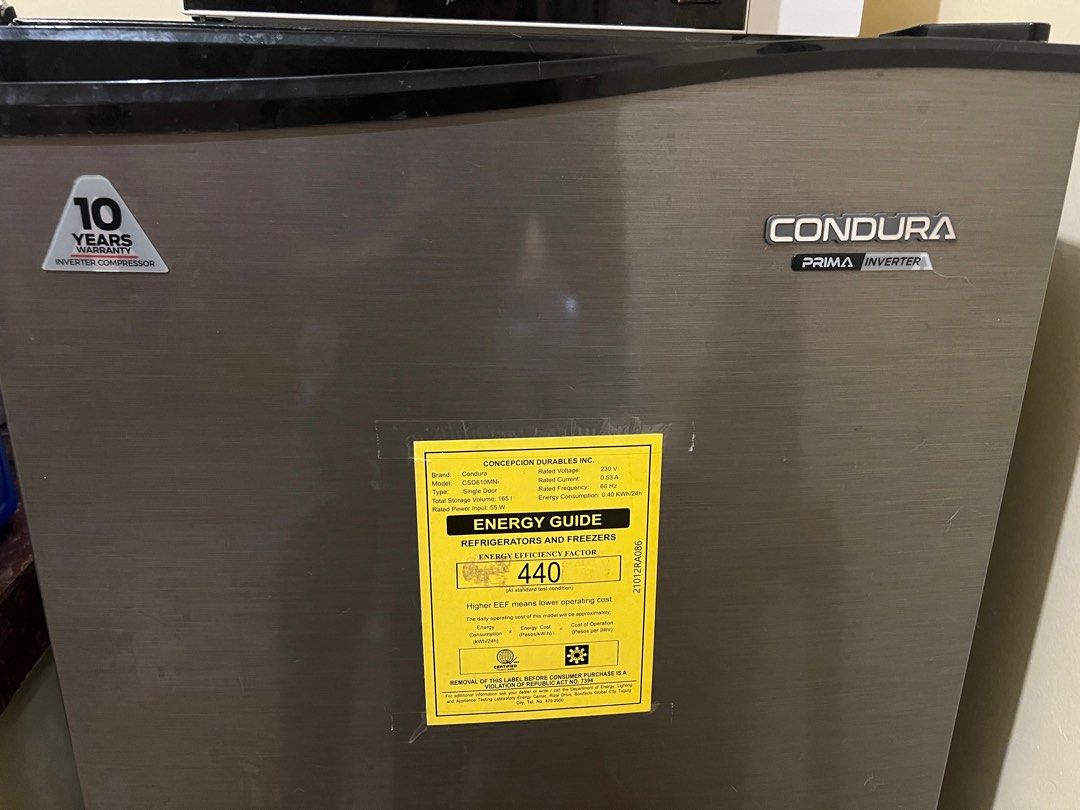Condura Prima Inverter, TV & Home Appliances, Kitchen Appliances ...