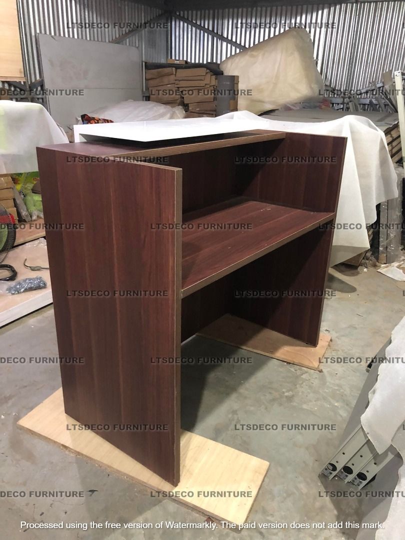 CUSTOMIZE RECEPTION TABLE WITH COUNTER TOP l OFFICE FURNITURE ...