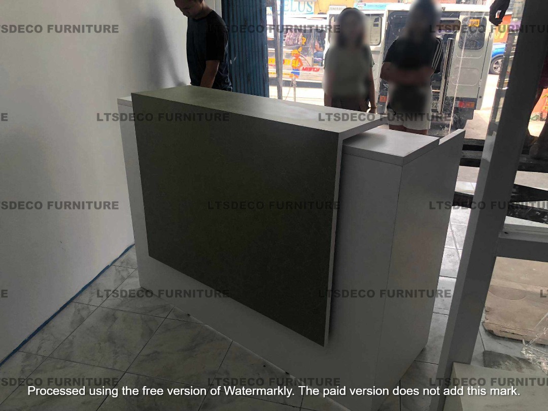 CUSTOMIZE RECEPTION TABLE WITH COUNTER TOP l OFFICE FURNITURE ...