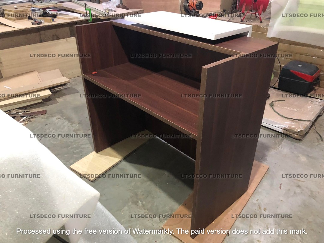 CUSTOMIZE RECEPTION TABLE WITH COUNTER TOP l OFFICE FURNITURE ...