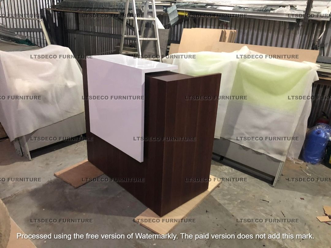 CUSTOMIZE RECEPTION TABLE WITH COUNTER TOP l OFFICE FURNITURE ...