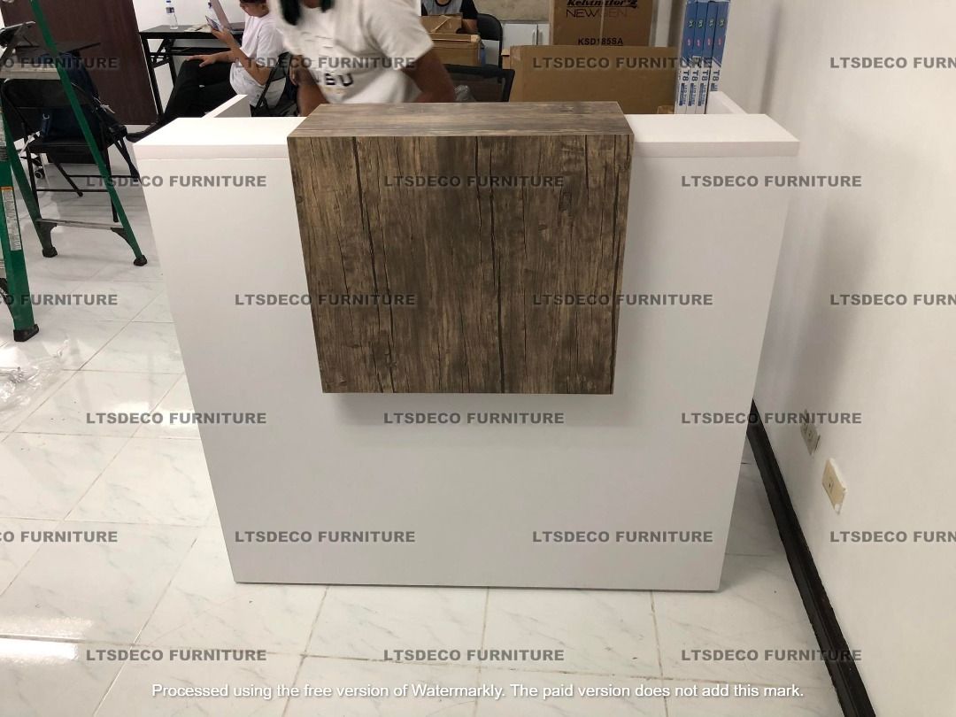 CUSTOMIZE RECEPTION TABLE WITH COUNTER TOP l OFFICE FURNITURE ...