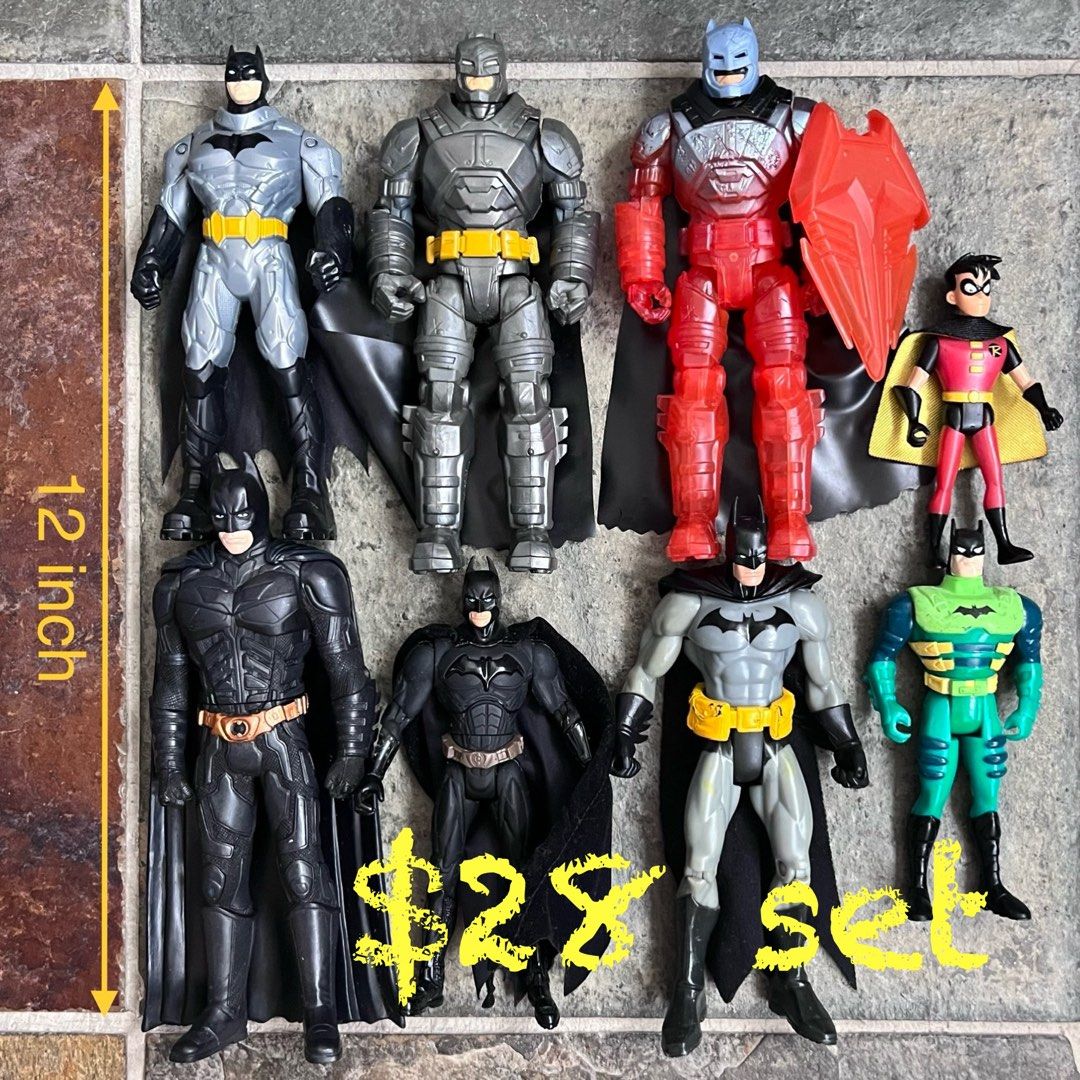 DC Comics Batman, Marvel Spider-Man, Captain America, Angel & Sonic the ...