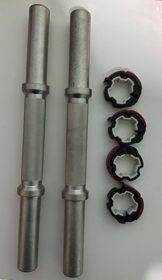 Decathlon 1.8kg Weight Bar + Weight Locks, Sports Equipment, Exercise ...