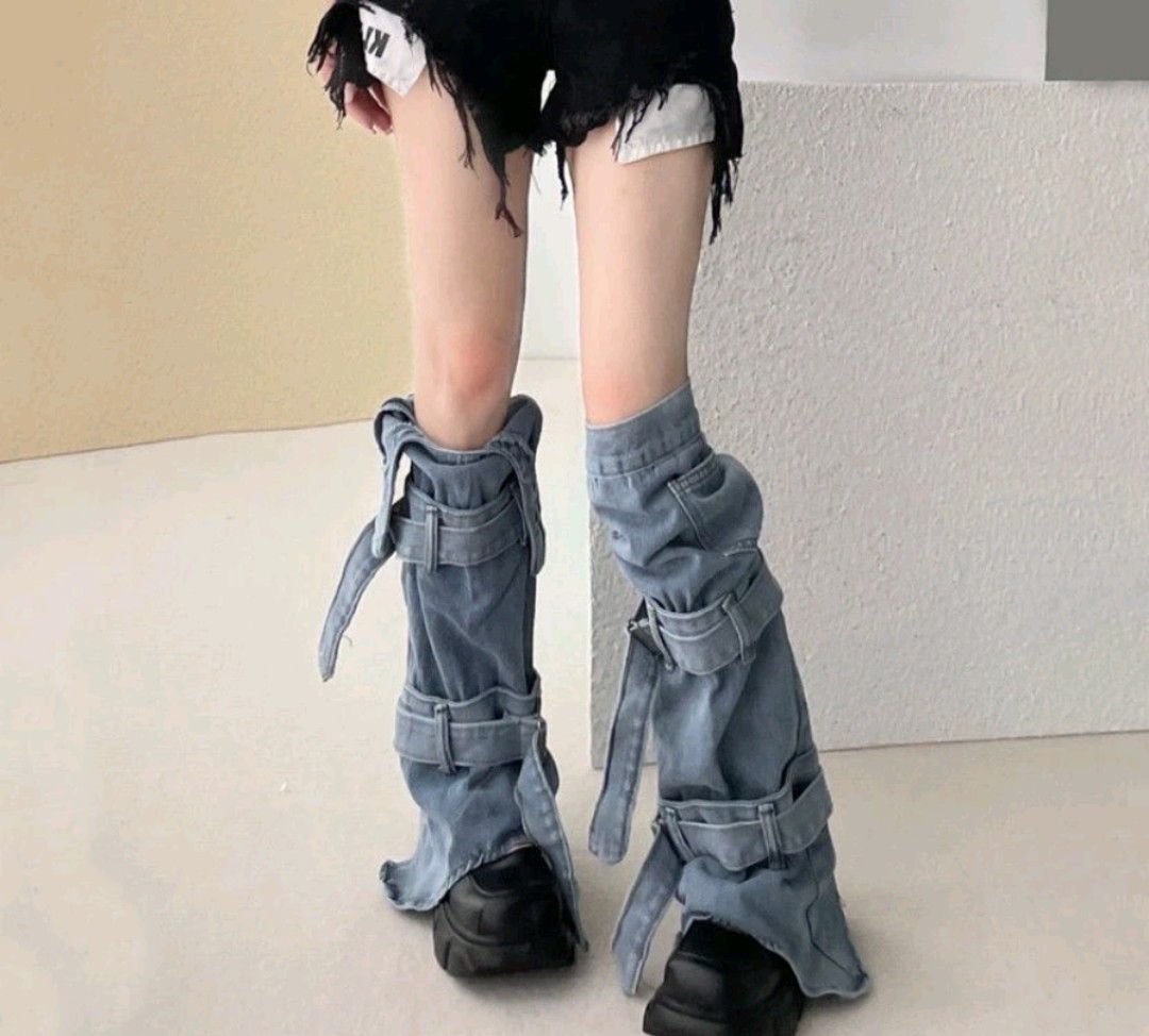 denim leg cover, Women's Fashion, Activewear on Carousell