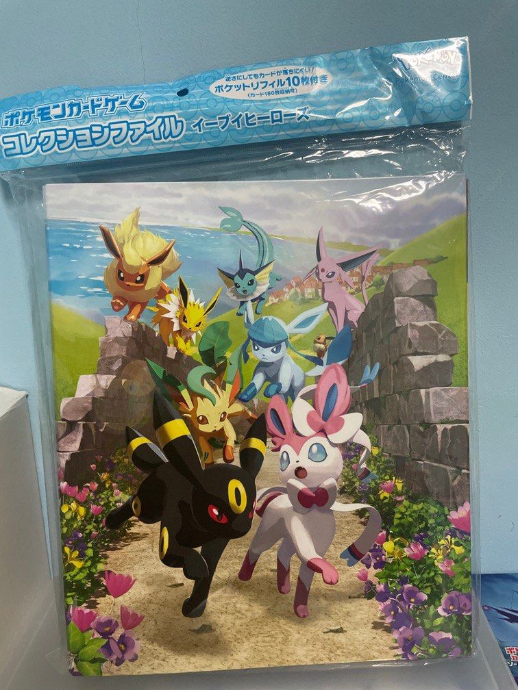 Eevee Heroes binder, Hobbies & Toys, Toys & Games on Carousell