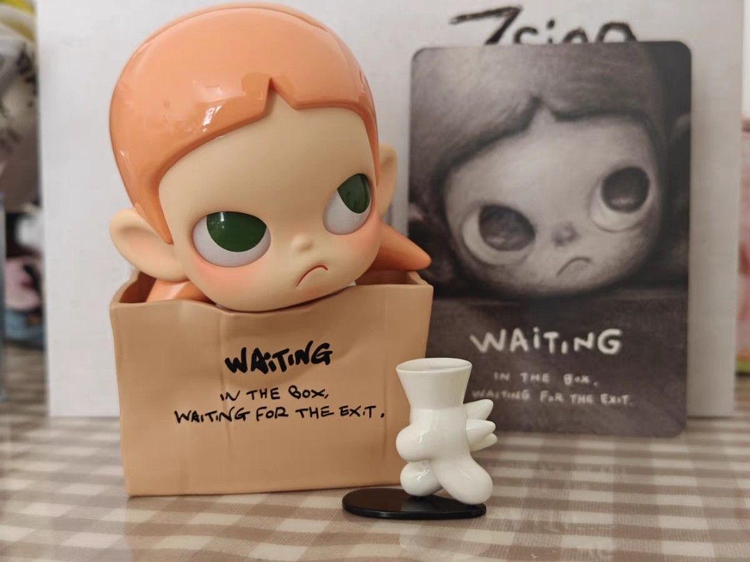 [EXCLUSIVE LIMITED EDITION POPMART] POPMART ZSIGA WAITING EXCLUSIVE ...