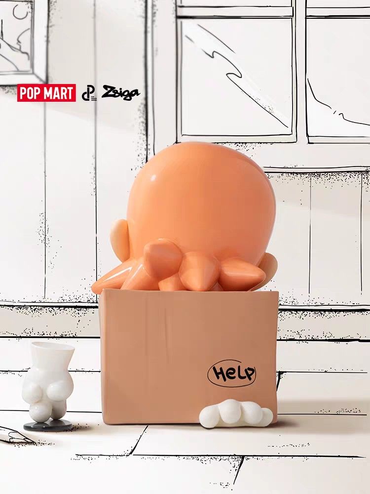 [EXCLUSIVE LIMITED EDITION POPMART] POPMART ZSIGA WAITING EXCLUSIVE ...