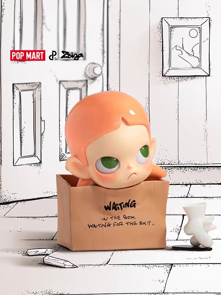 [EXCLUSIVE LIMITED EDITION POPMART] POPMART ZSIGA WAITING EXCLUSIVE ...