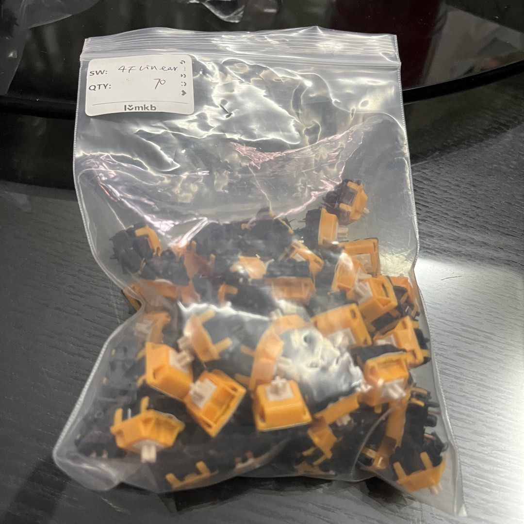 FFFF Linear Switches x70 iLumkb Lubed & Filmed Custom Mechanical ...