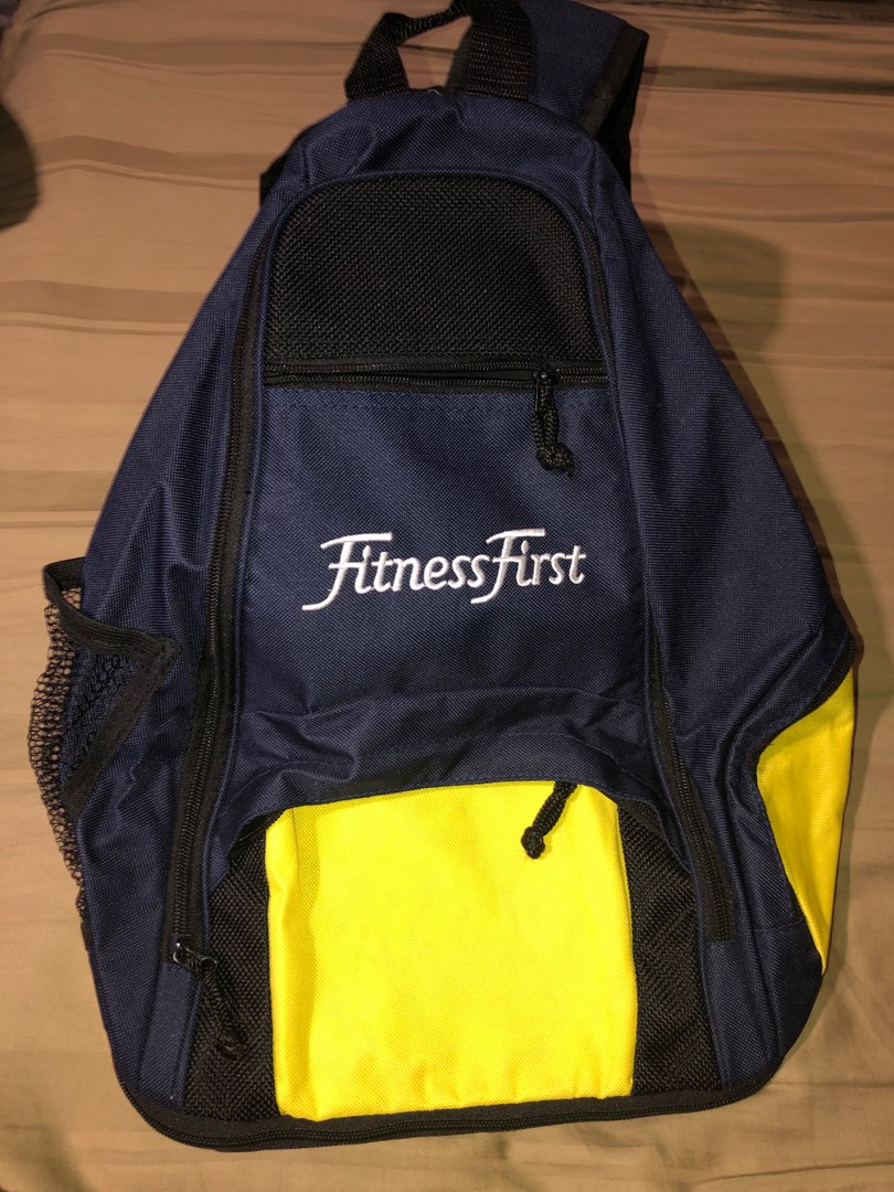 Fitness First Backpack, Men's Fashion, Bags, Backpacks on Carousell