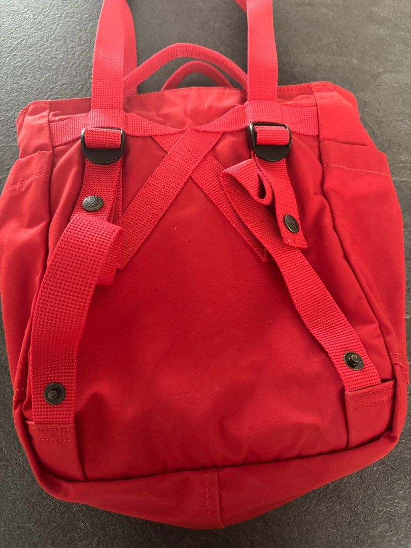 Fjallraven Kanken Red Backpack, Women's Fashion, Bags & Wallets ...