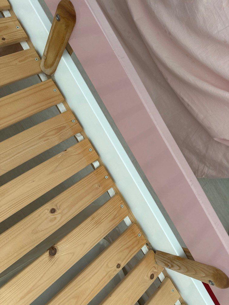 Flexa bed guard rail in pink, Furniture & Home Living, Furniture, Bed ...