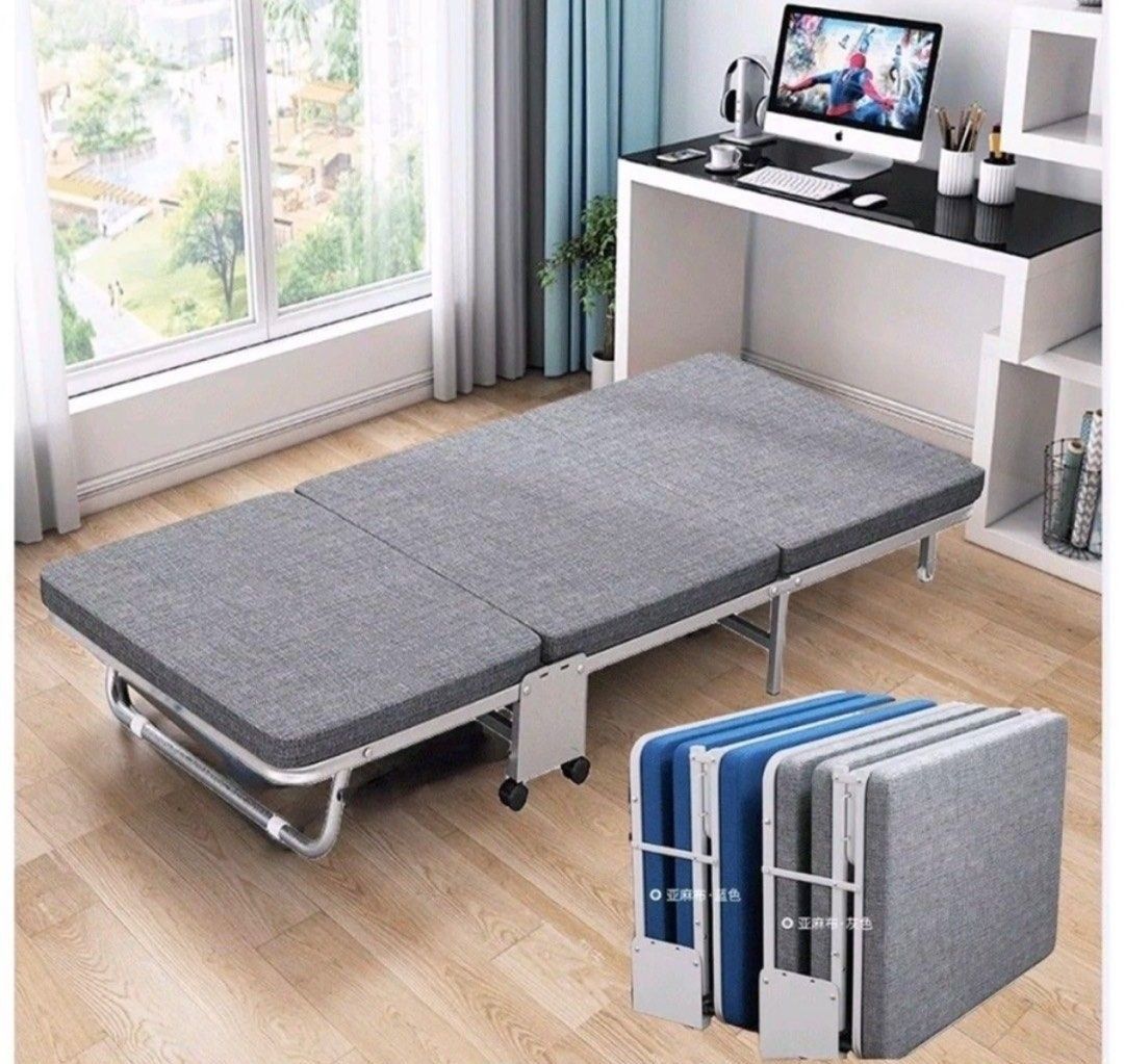 Foldable bed, Furniture & Home Living, Furniture, Bed Frames ...