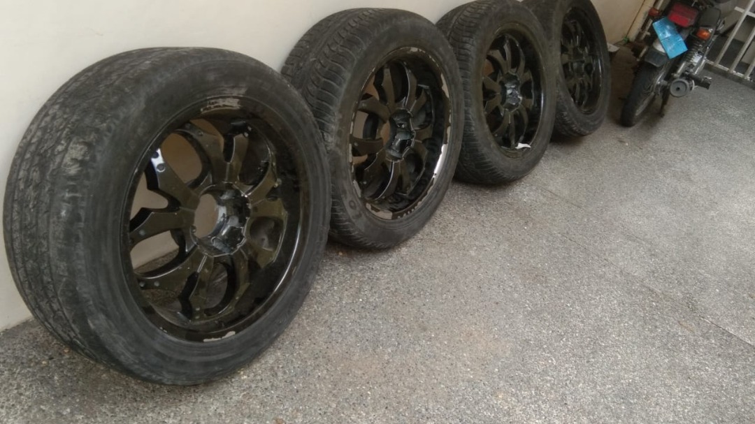 Ford Ranger tires with mags, Car Parts & Accessories, Mags and Tires on ...