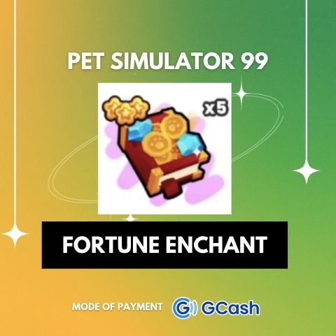 Fortune Enchant in Pet Simulator 99, Hobbies & Toys, Toys & Games on ...