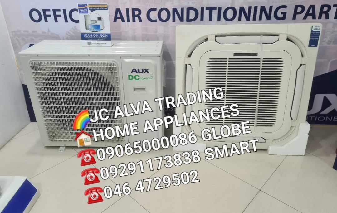 Free Installation! AUX FULL DC Inverter Ceiling Casette Type Air ...