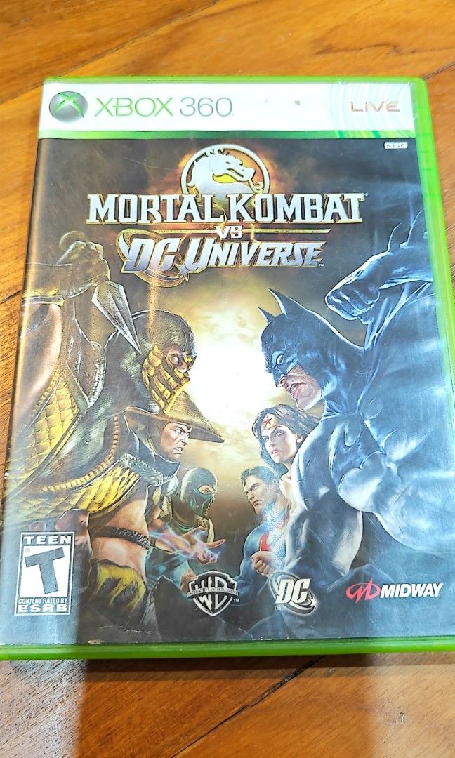 Xbox 360 Mortal Kombat vs DC Universe, Video Gaming, Video Games, Xbox ...