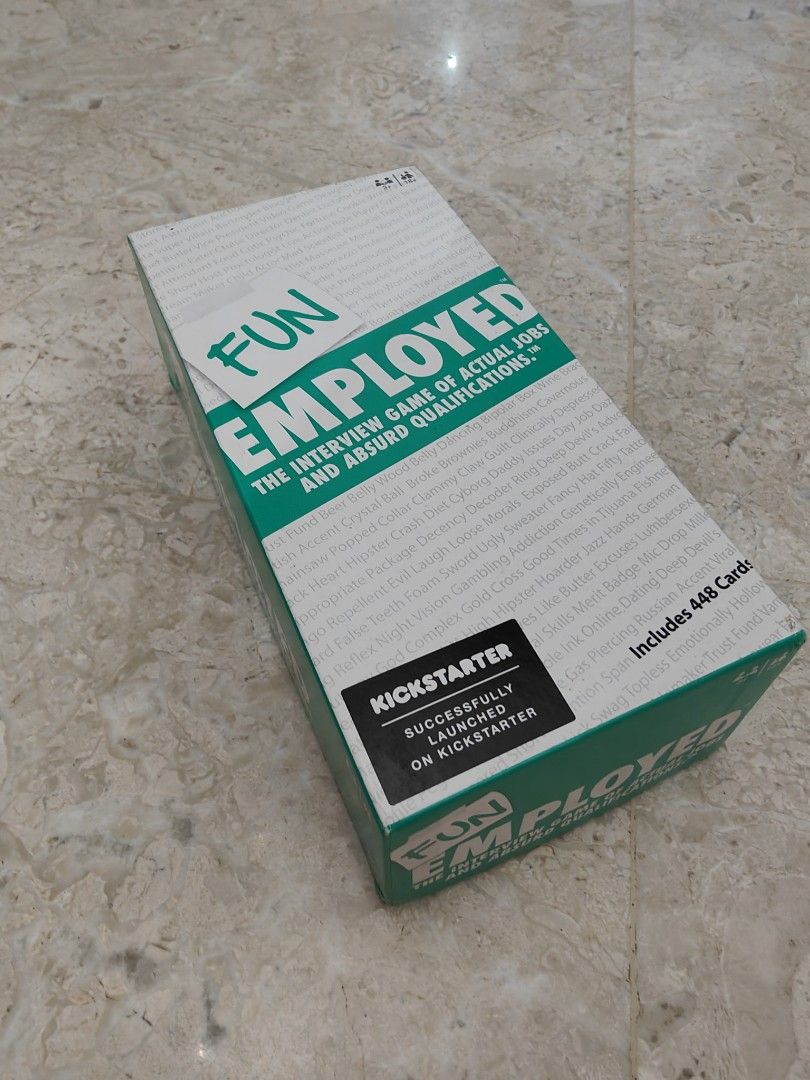 Funemployed card game, Hobbies & Toys, Toys & Games on Carousell