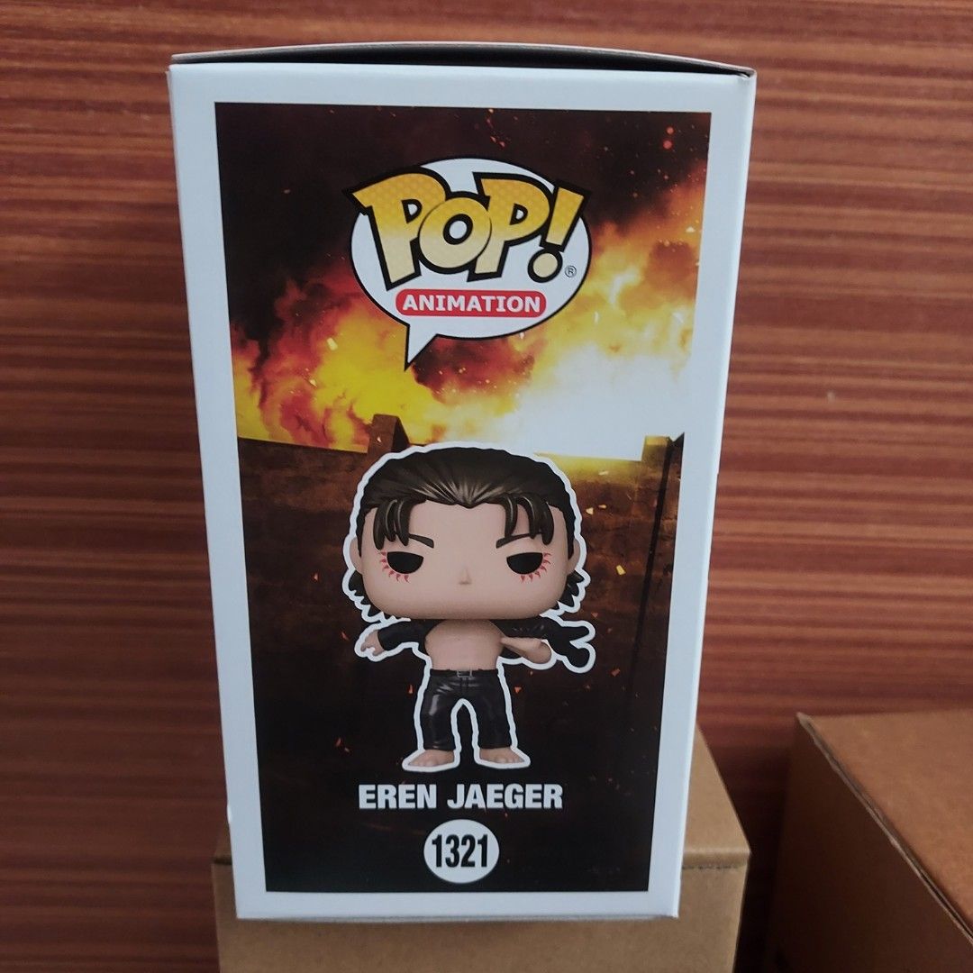 Funko Eren Jaeger Attack on titan, Hobbies & Toys, Toys & Games on ...