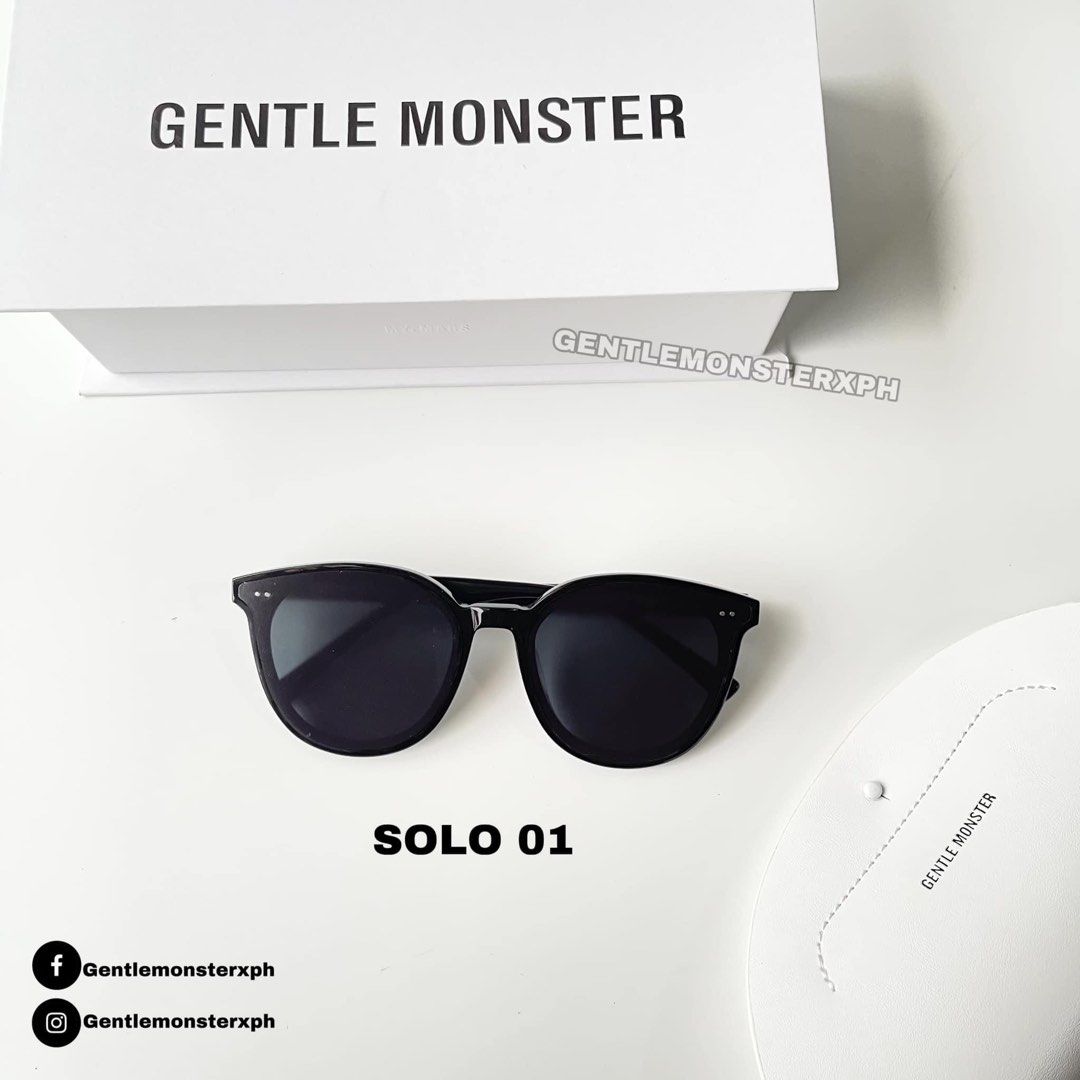 Gentle Monster Solo 01 Sunglass with Box Set, Women's Fashion, Watches ...