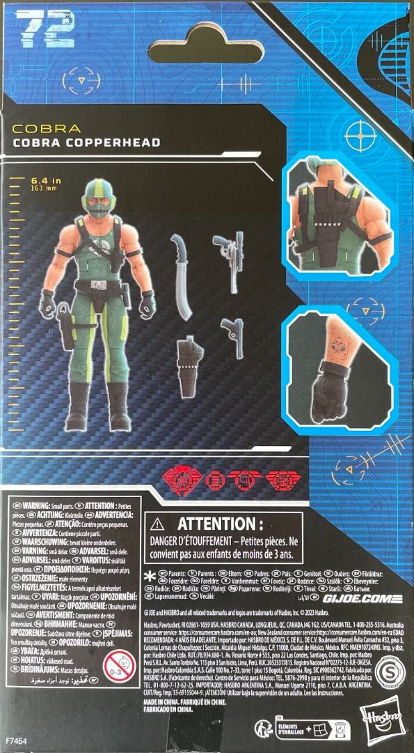 G.I. Joe Classified Series Copperhead #72 Action Figure by Hasbro Brand ...