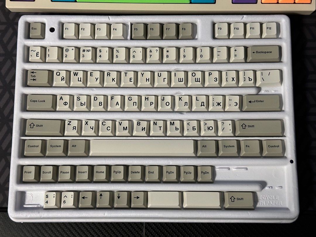 GMK Cryillic Beige (Base Kit), Computers & Tech, Parts & Accessories ...