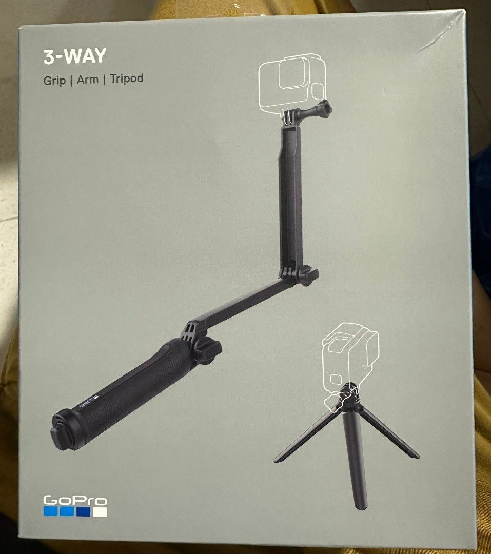 GoPro 3 way Grip Arm Tripod, Photography, Photography Accessories ...