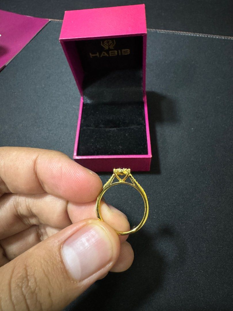 Habib Diamond Ring, Women's Fashion, Jewelry & Organisers, Rings on ...