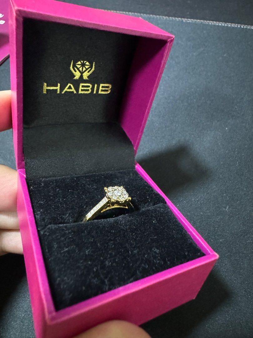 Habib Diamond Ring, Women's Fashion, Jewelry & Organisers, Rings on ...
