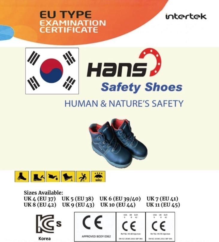Hans Safety Shoes HS-55, Men's Fashion, Footwear, Boots on Carousell