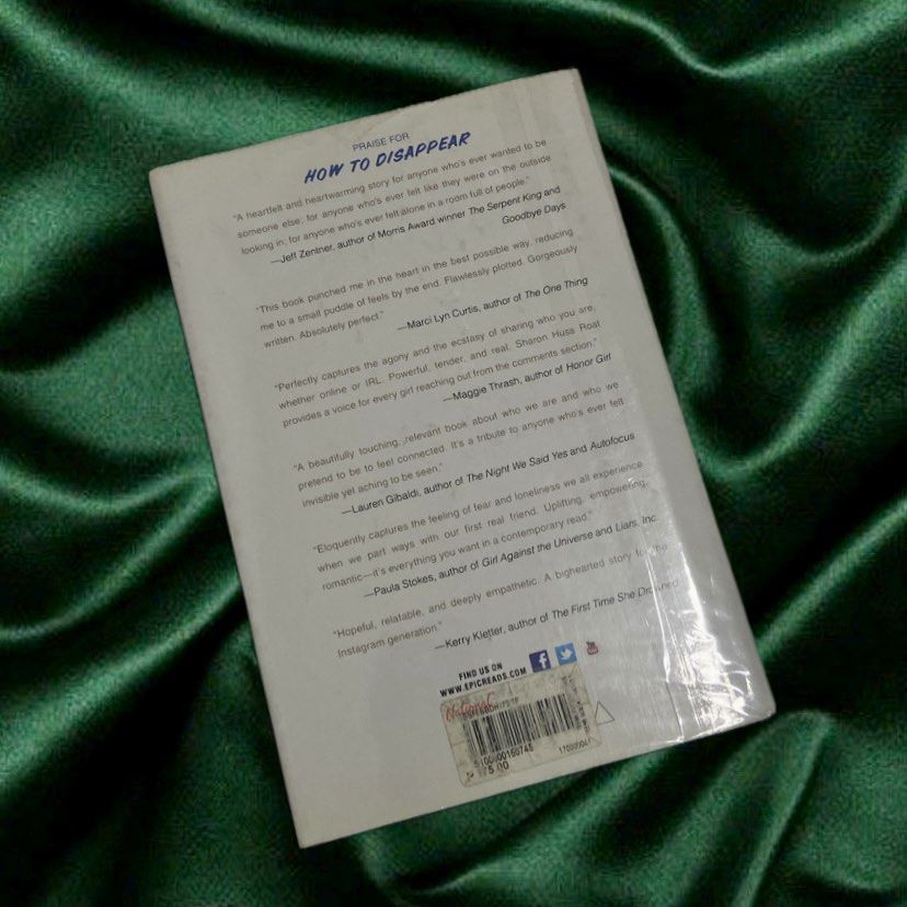 [Hardbound] HarperTeen: How To Disappear by Sharon Huss Roat, Hobbies ...