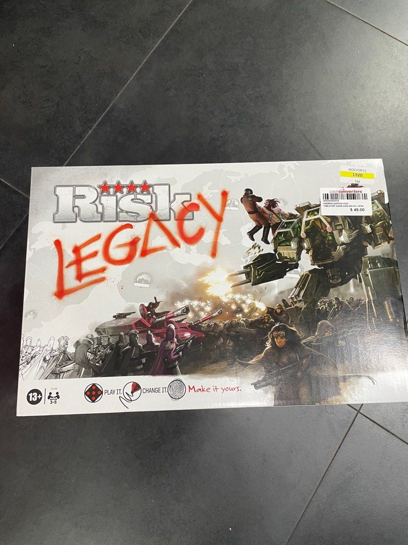 Hasbro Gaming Risk Legacy Board Game, Hobbies & Toys, Toys & Games on ...
