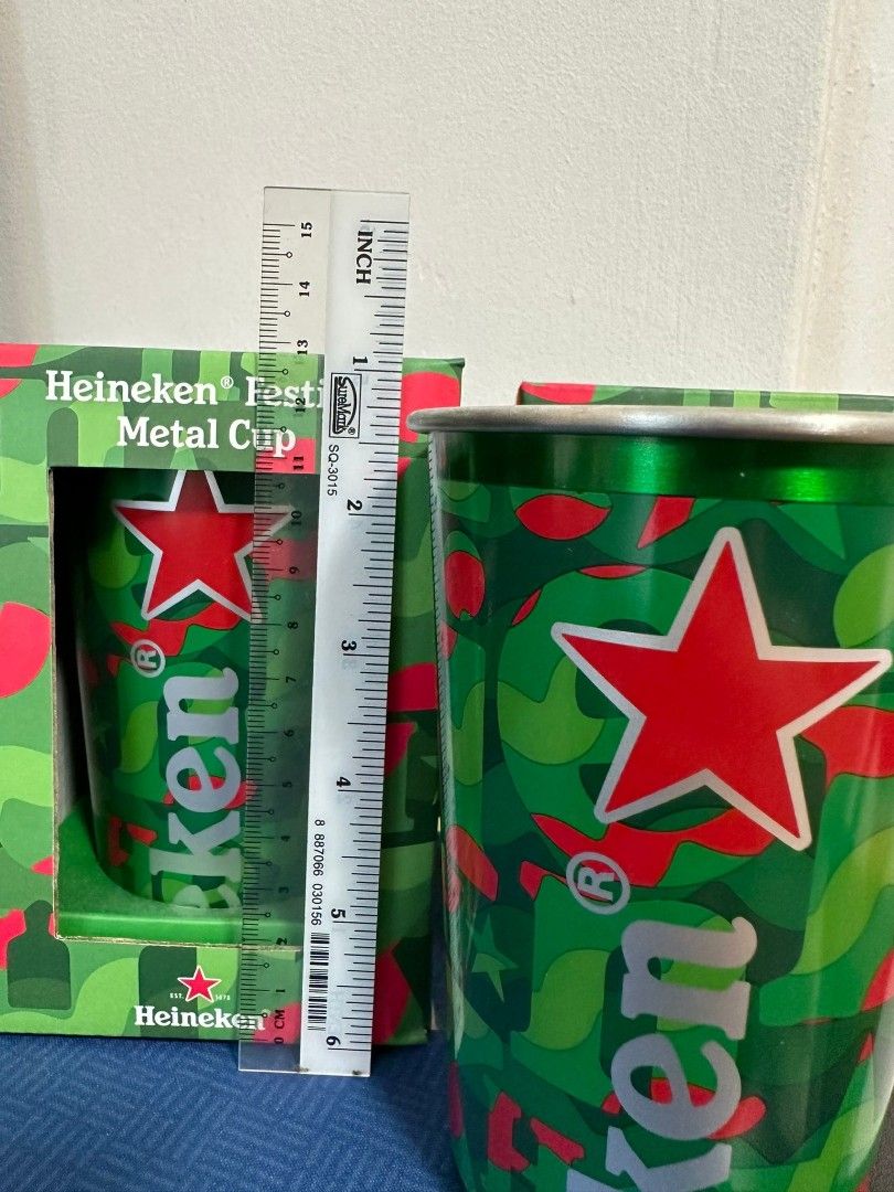 HEINEKEN FESTIVE METAL CUP, Hobbies & Toys, Memorabilia & Collectibles ...