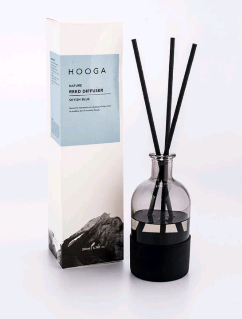 Hooga Reed Diffuser 200ml (Skyish Blue), Furniture & Home Living, Home ...
