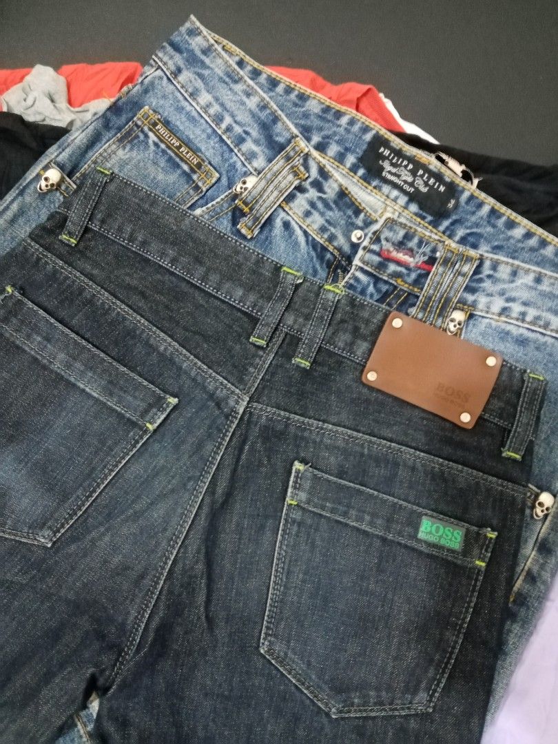 Hugo Boss Denim Pants, Men's Fashion, Bottoms, Jeans on Carousell