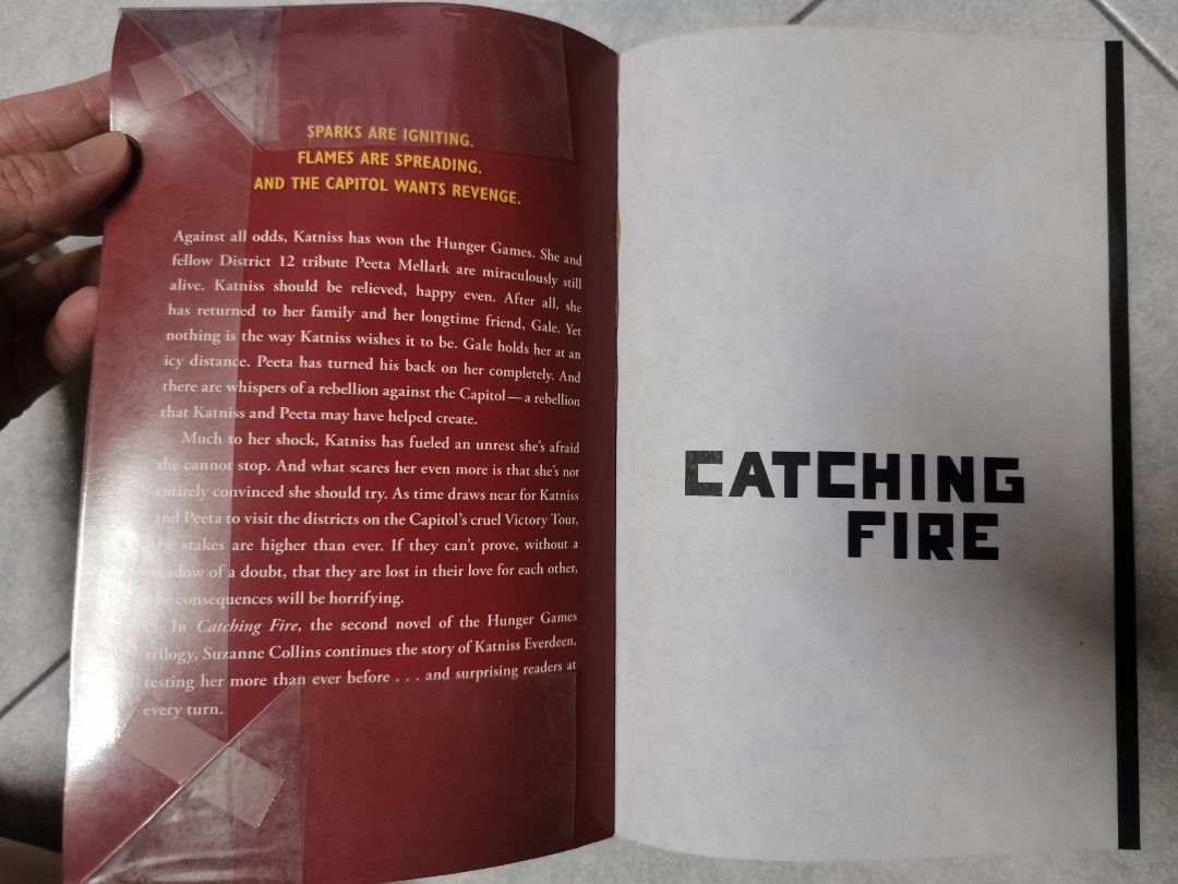 Hunger Games Catching Fire, Hobbies & Toys, Books & Magazines, Fiction & Non-Fiction on Carousell