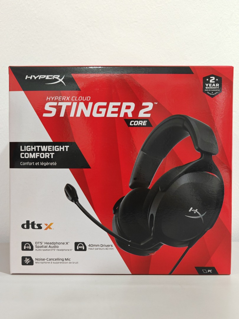 HyperX Cloud Stinger 2 Core Gaming Headsets, Audio, Headphones ...