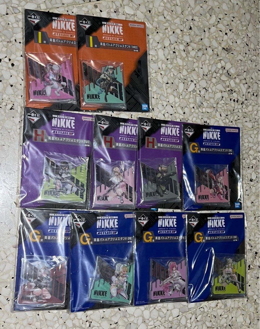 Ichiban Kuji - Goddess of Victory: Nikke Chapter 2 - Acrylic Prize G, H ...