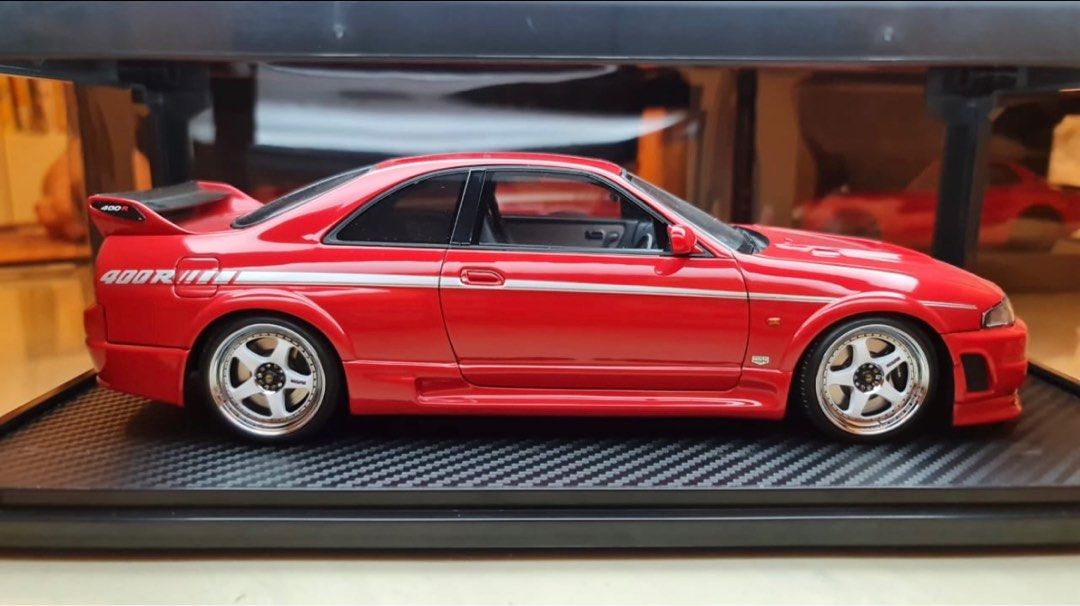 Ignition Model Nismo R33 GT-R 400R Red (Scale 1/18), Hobbies & Toys ...
