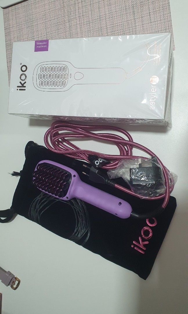 IKOO E-Styler Jet - Travel Straightening Brush, Beauty & Personal Care, Hair on Carousell