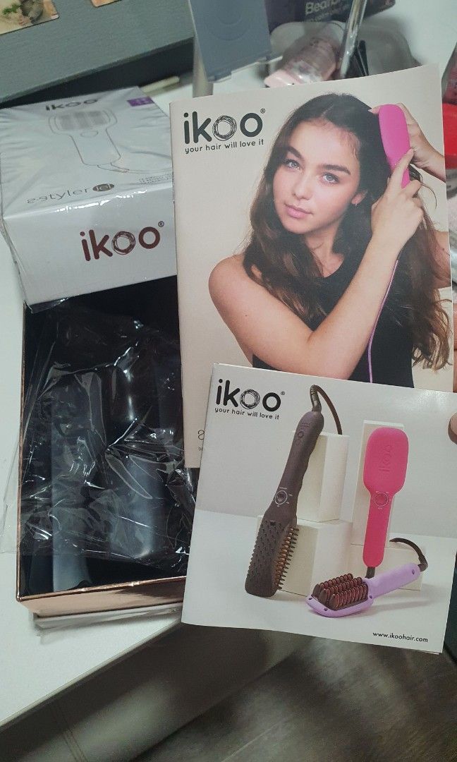 IKOO E-Styler Jet - Travel Straightening Brush, Beauty & Personal Care, Hair on Carousell